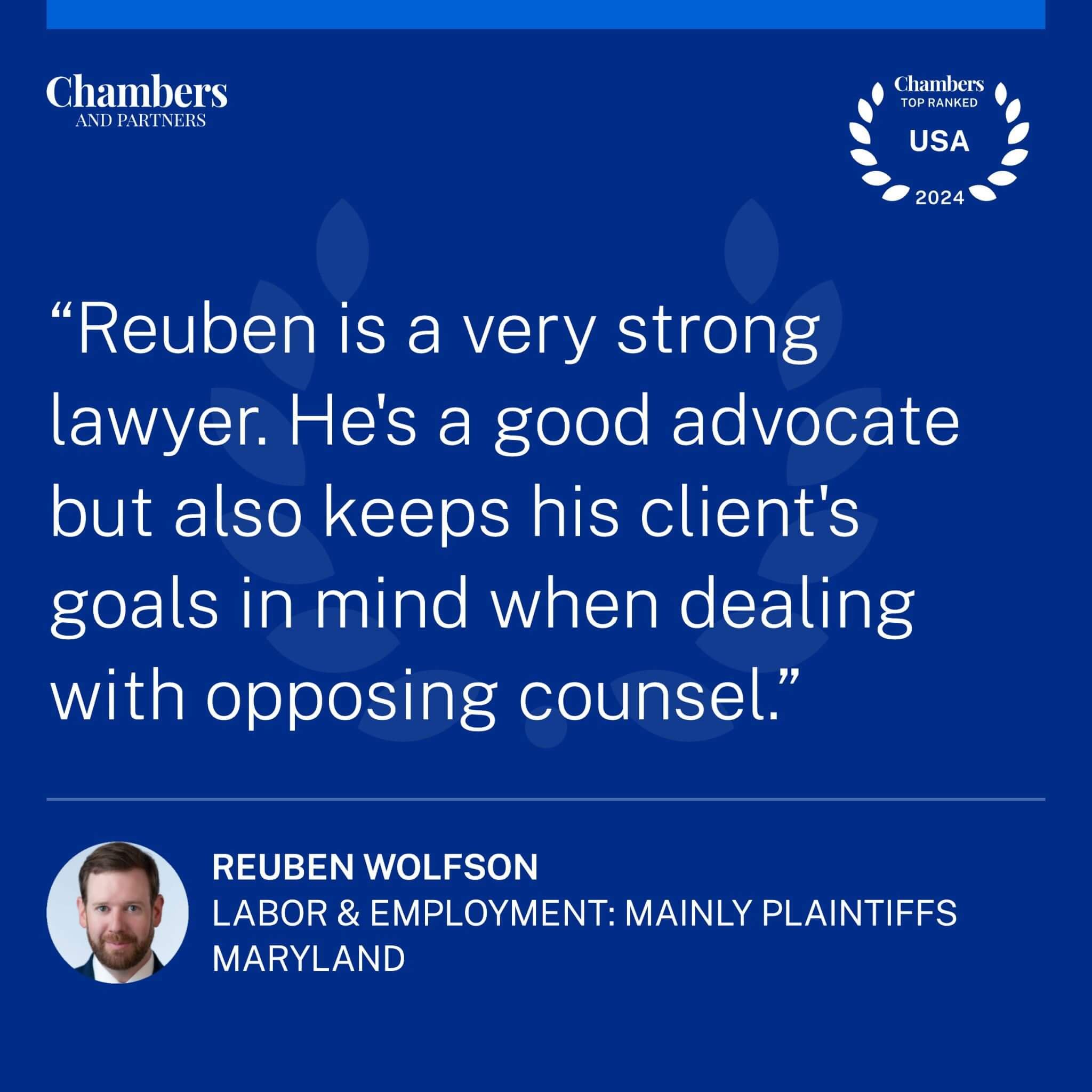 Reuben W. Wolfson | Smithey Law Group LLC
